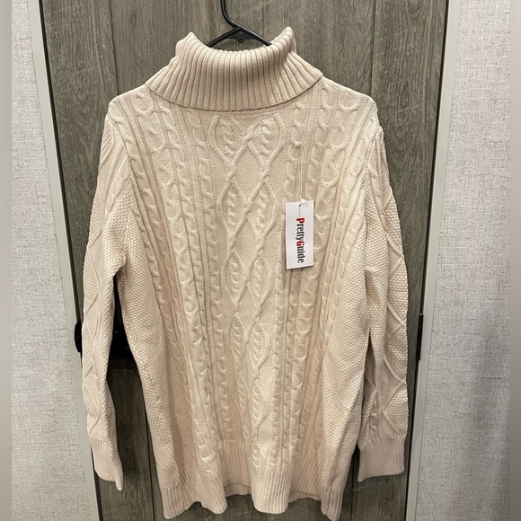 pretty guide | Sweaters | Nwt Cream Colored Pretty Guide Turtleneck ...